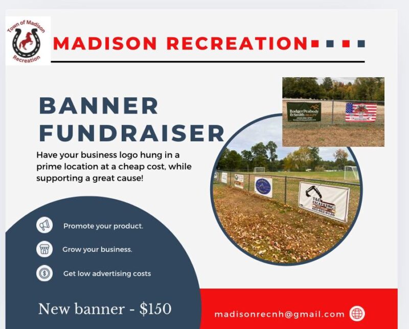 Madison Recreation Banner Fundraiser
